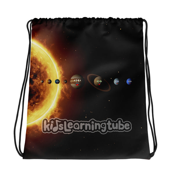 'Solar System' Drawstring Bag – Kids Learning Tube