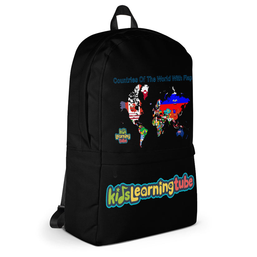 Countries Of The World With Flags - Backpack – Kids Learning Tube